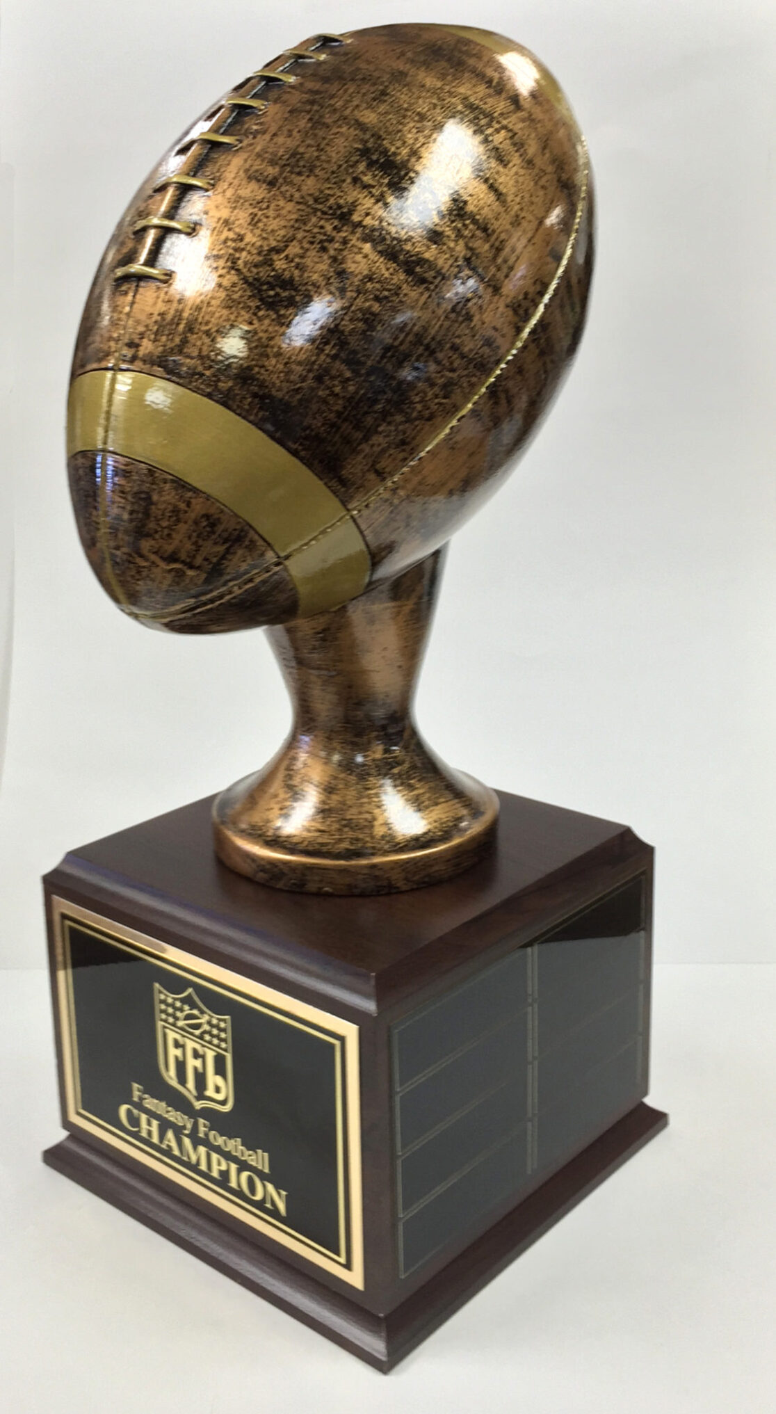 16.75" Tall Fantasy Football Traveling Trophy Antique Finish - Fantasy ...